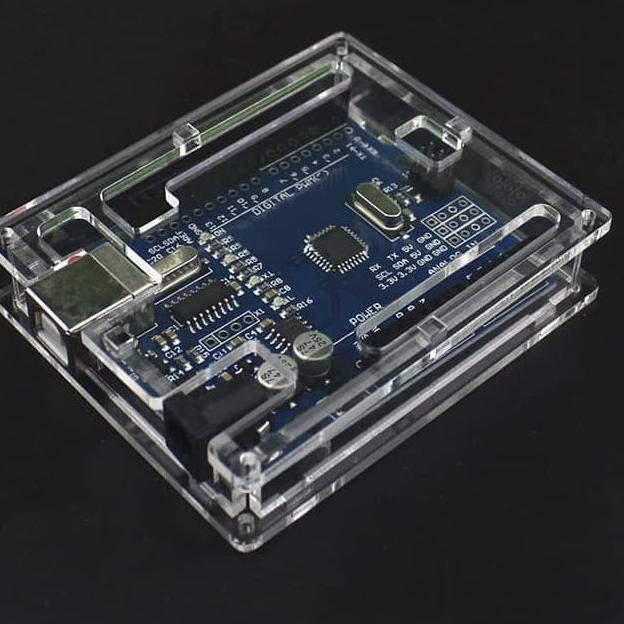 Jual New Recommended Casing Acrylic Case Arduino Uno R3 Kotak Arduino
