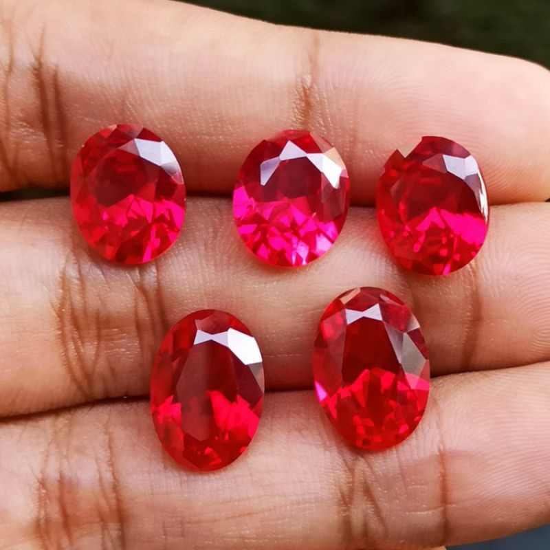Jual BATU MERAH SIAM BANGKOK/MERAH DELIMA CUTTING TOP QUALITY | Shopee ...
