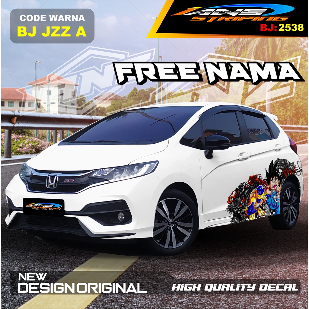 Jual DECAL STICKER HONDA JAZZ / STICKER DECAL MOBIL JAZZ / DECAL ...
