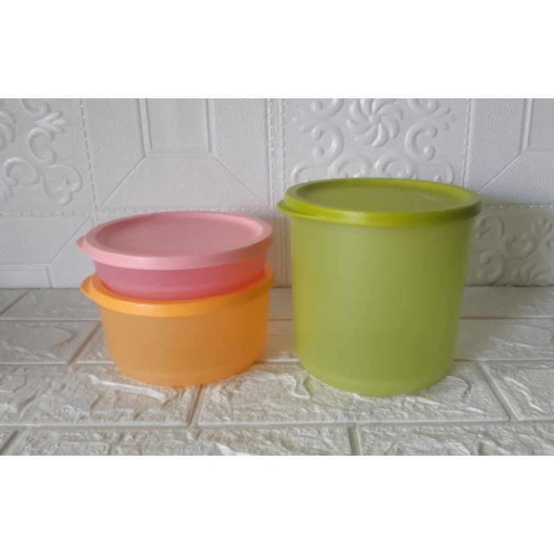 Jual Tupperware Tropical Round / Toples Bulat (3pc) | Shopee Indonesia