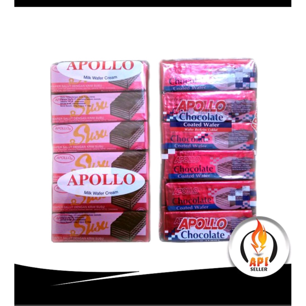 Jual Apollo Wafer Biscuit 12s | Shopee Indonesia