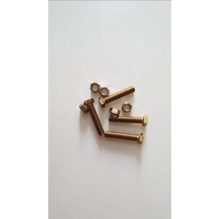 Jual Baut Mur Kuning / BMK M10 x 50 mm | Shopee Indonesia