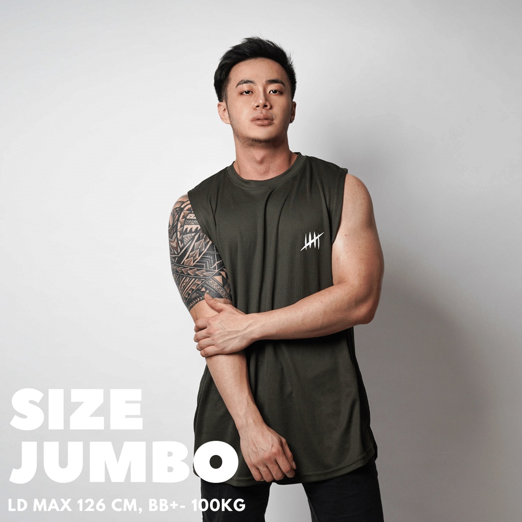 Jual DONSON Sportswear Simple Low Cut Singlet Dalaman Tanktop Olahraga ...