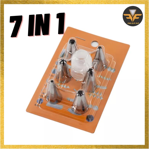 Jual Spuit set 7 in 1 Spuit Butter Cream Hias Kue Cake set 7 in 1 Spuit ...
