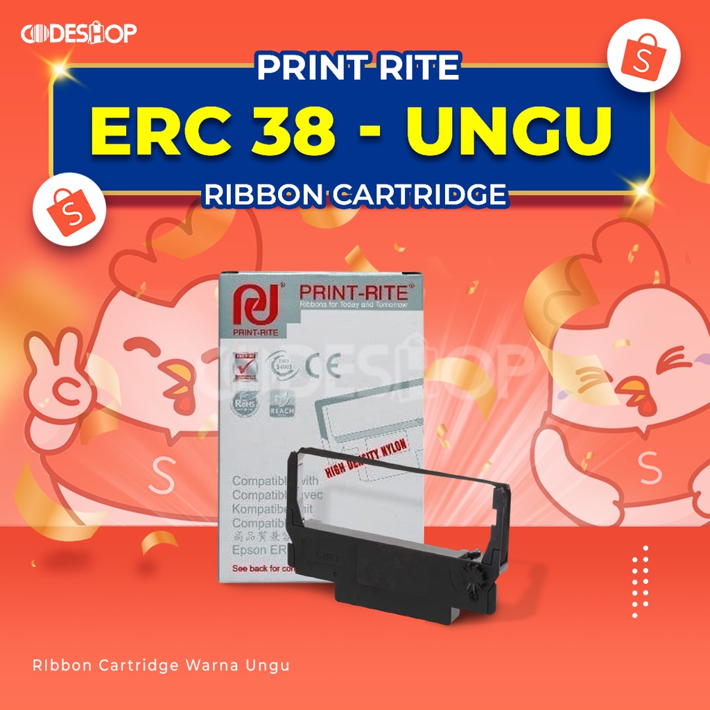 Jual CARTRIDGE PITA ERC-30 / ERC-34 / ERC-38 RIBBON PRINTER EPSON TM ...