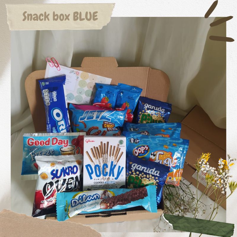 Jual 𝑮𝑰𝑭𝑻 𝑩𝑶𝑿 𝑺𝑵𝑨𝑪𝑲/SNACK BOX BLUE EDITION/KADO ULTAH ANNIVERSARY ...