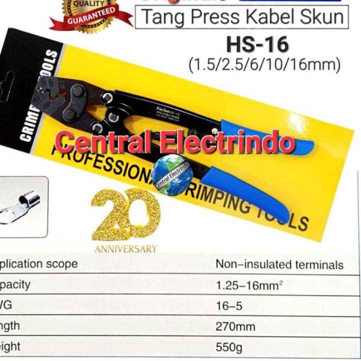 Jual New Trend--Tang Skun HS-16 (1.25-16mm) Tang Press Skun Manual ...