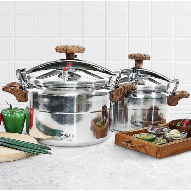 Jual IDEALIFE PANCI PRESTO 7 LITER IL 707 PRESSURE COOKER ALUMUNIUM ...