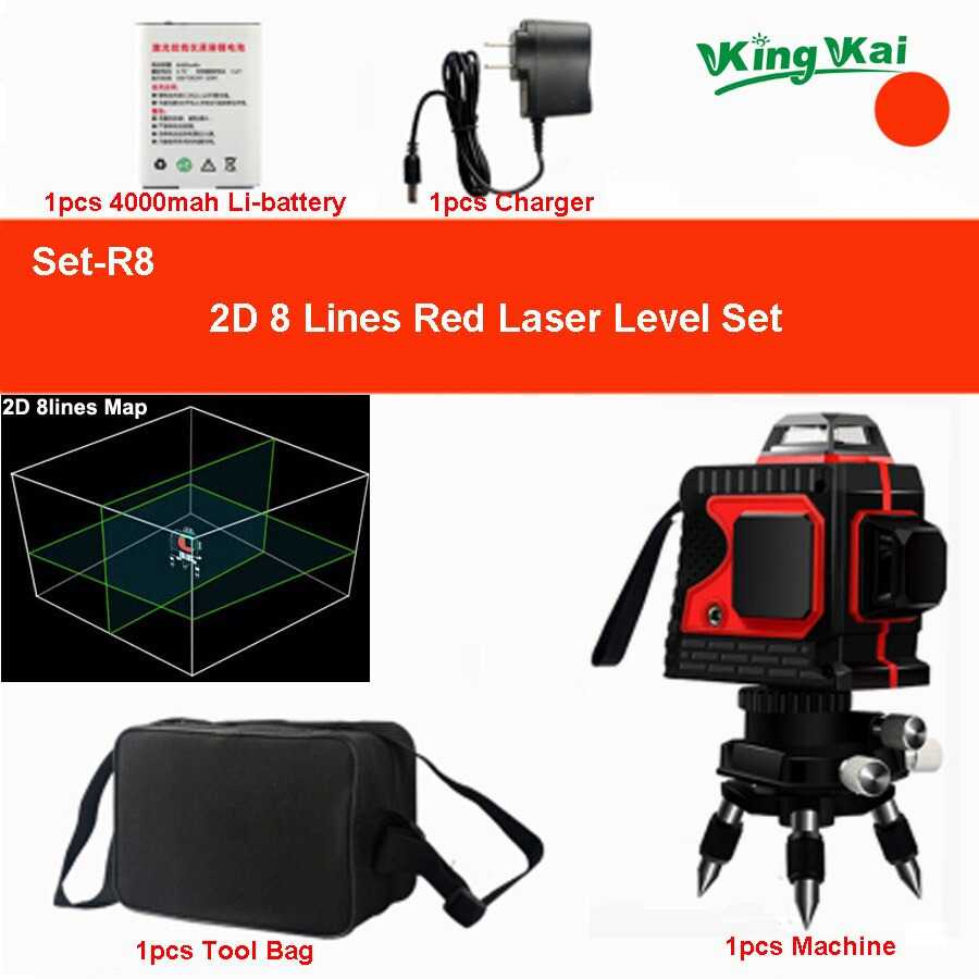 Jual King Kai Mesin Self Leveling 8 Line Laser 3D High-precision - HZ8 ...