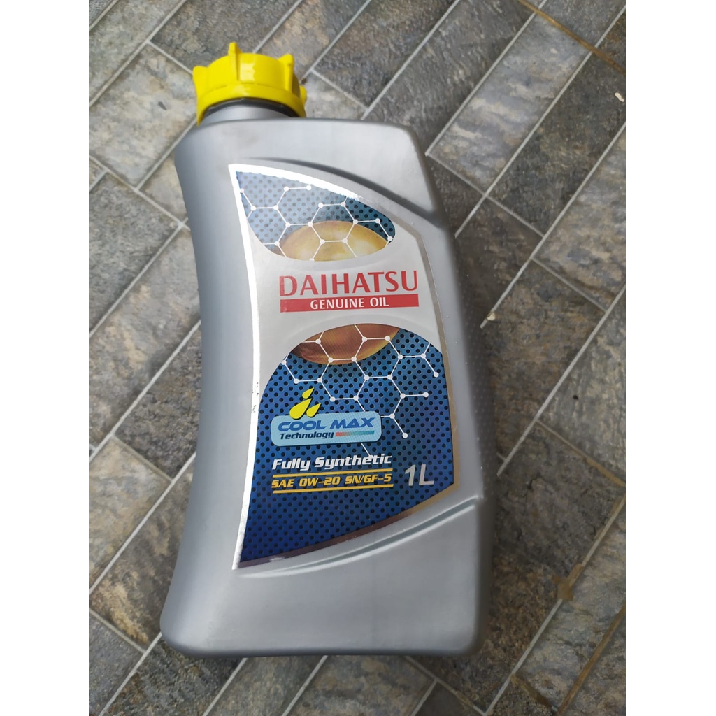 Jual Oli DGO Daihatsu Genuine Oil 0W-20 1 Liter Original 08805-K9010 ...