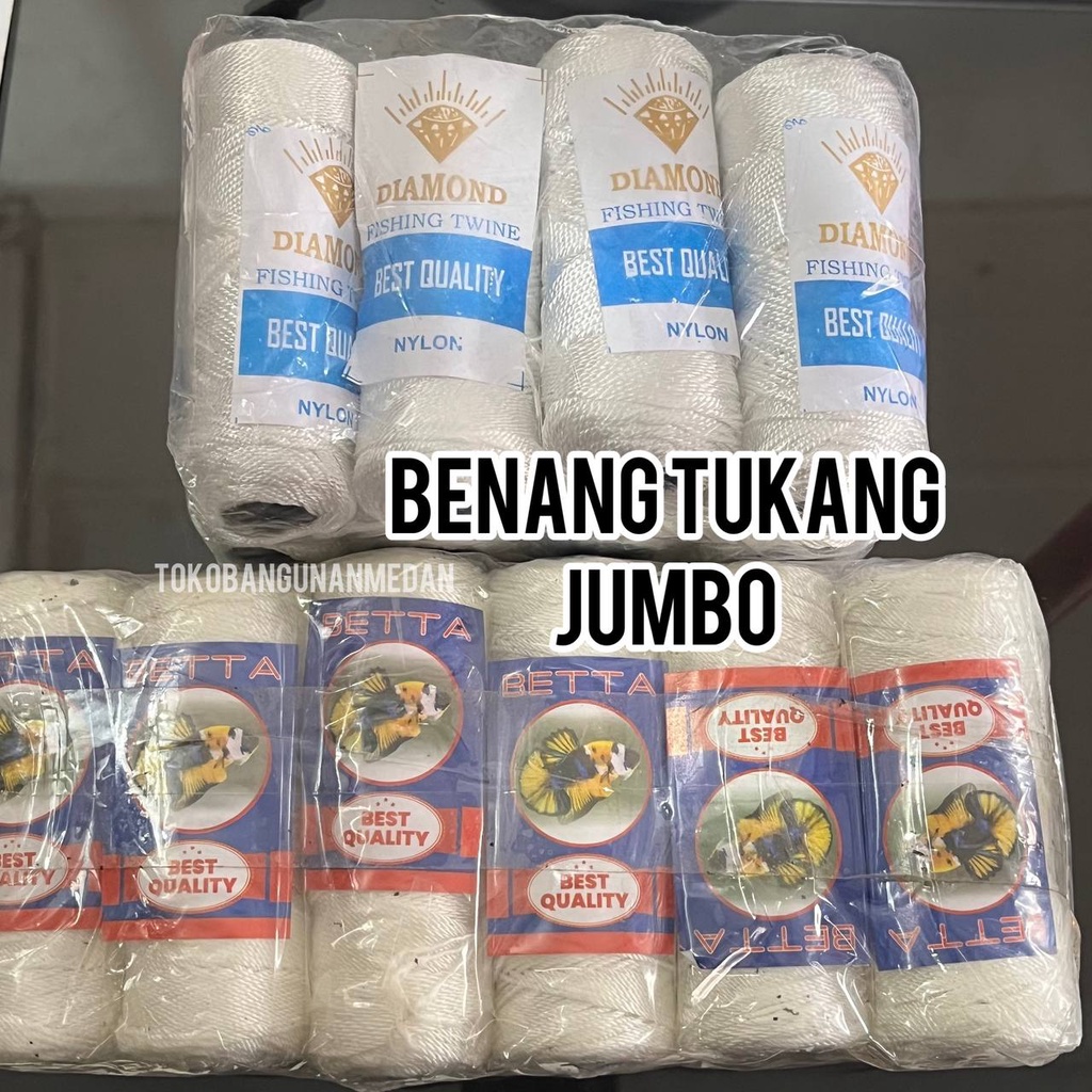Jual Benang tukang JUMBO / benang bangunan / benang nilon nylon ...