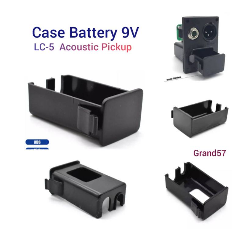 Jual Case Battery Box Baterai Holder 9V Pickup LC5 LC-5 Gitar Akustik ...