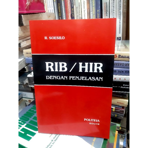 Jual Buku HIR/RIB Dengan penjelasan (R.Soesilo) | Shopee Indonesia