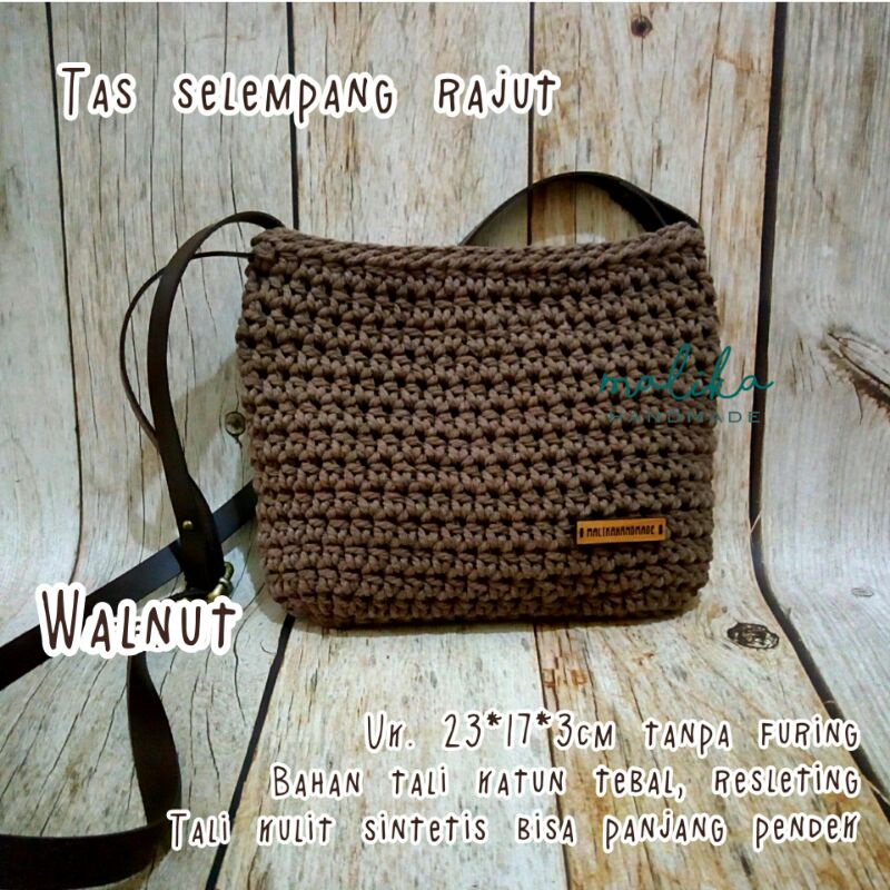 Jual Tas selempang rajut mini | Shopee Indonesia