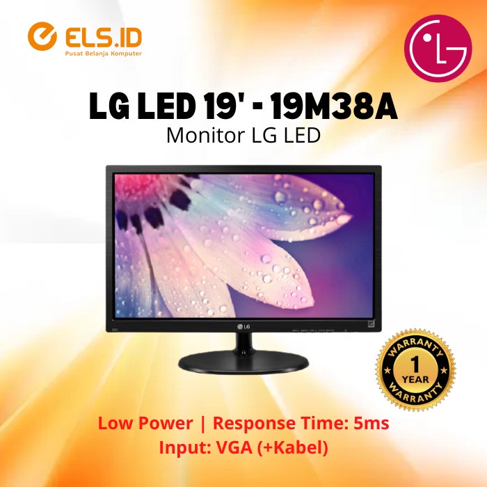 Jual Monitor LG LED 19" - 19M38A (1 th) | Shopee Indonesia