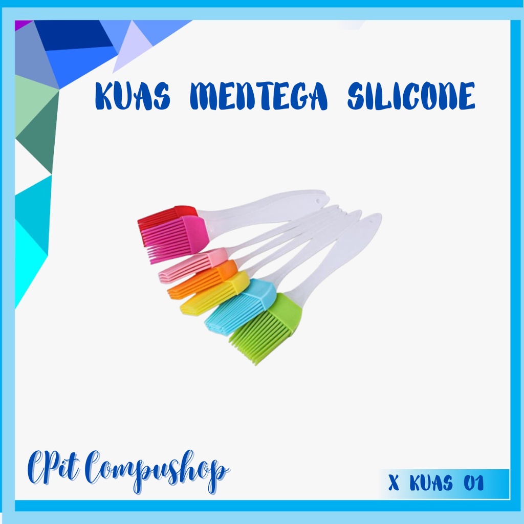 Jual Kuas Silicone Roti Kue Food Brush Silikon Cake Barbeque Mentega ...