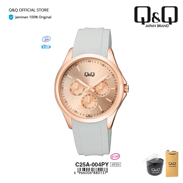 Jual Q&Q QnQ QQ Original Jam Tangan Wanita Fashion Analog Silicon ...