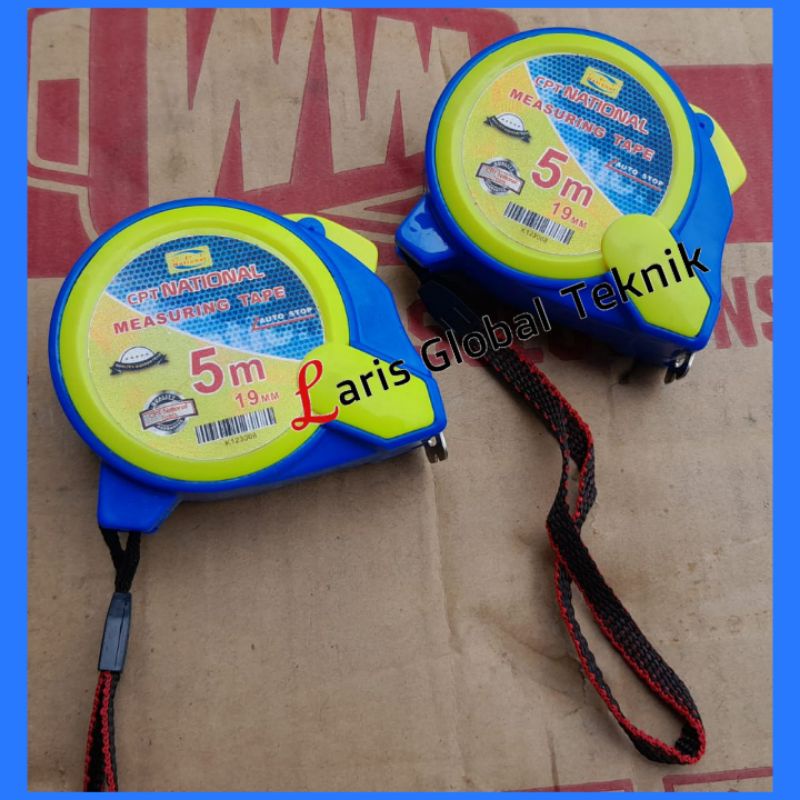 Jual Meteran Auto Stop CPT National 5 Meter | Shopee Indonesia