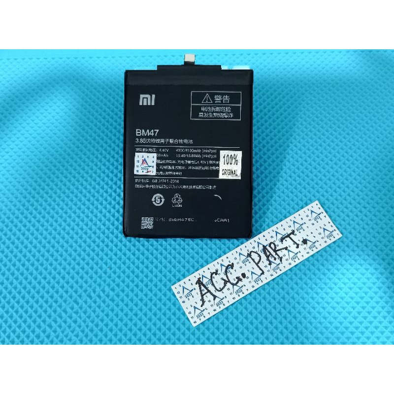 Jual BATERAI REDMI 3/REDMI 4X (BM47) ORI | Shopee Indonesia