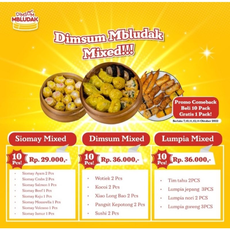 Jual Dimsum Mix Mbludak | Shopee Indonesia