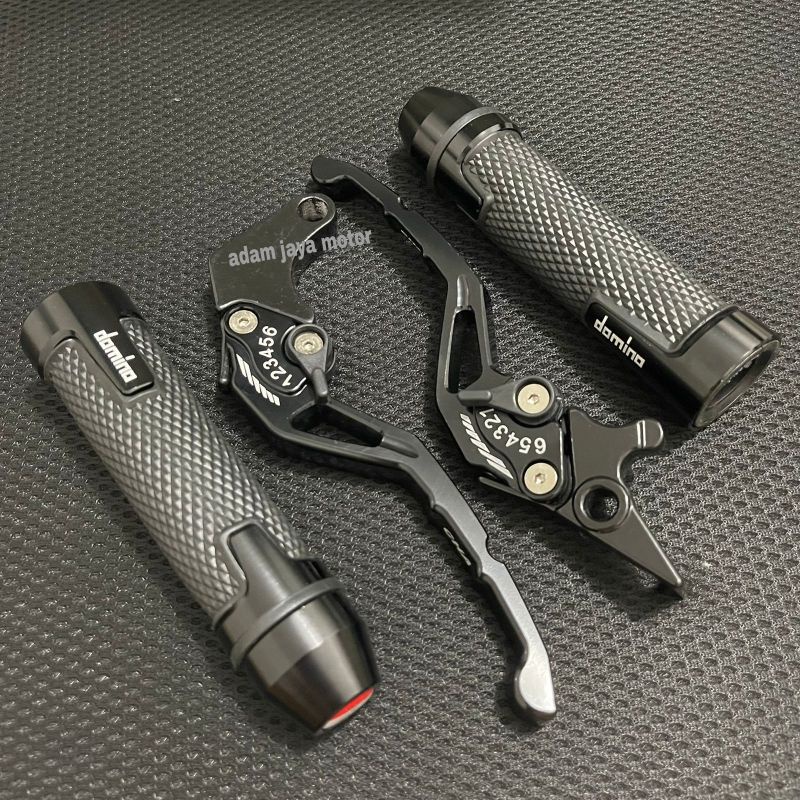 Jual PAKET 2IN1 / Handgrip model Rizoma + Handle rem CNC Variasi ...
