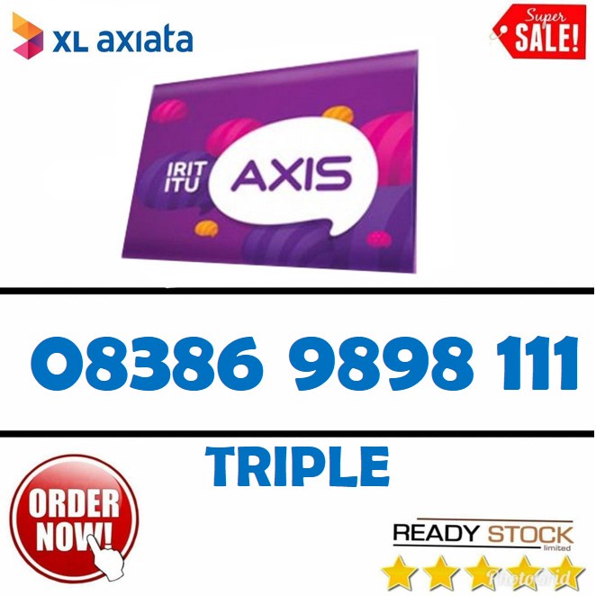 Jual Nomor cantik AXIS Axiata 4G ready kartu perdana TERBAIK 0009 ...