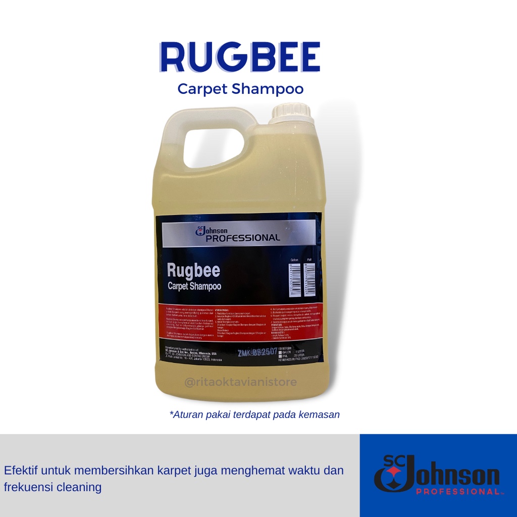 Jual JOHNSON RUGBEE CARPET SHAMPOO | Shopee Indonesia