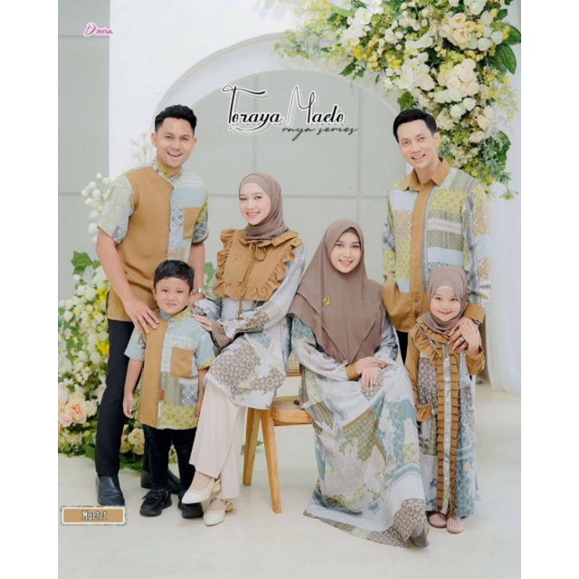 Jual RIHAIA | Sarimbit Keluarga 2023 Toraya Maelo Raya Series by Dzeera | Shopee Indonesia