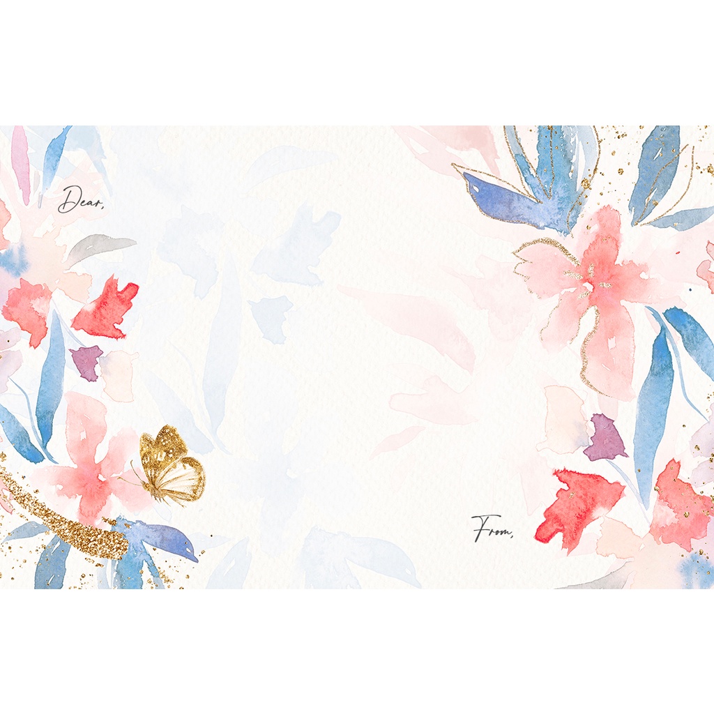 Jual IDNPRINT - kartu ucapan motif bunga ulang tahun lucu estetik ...