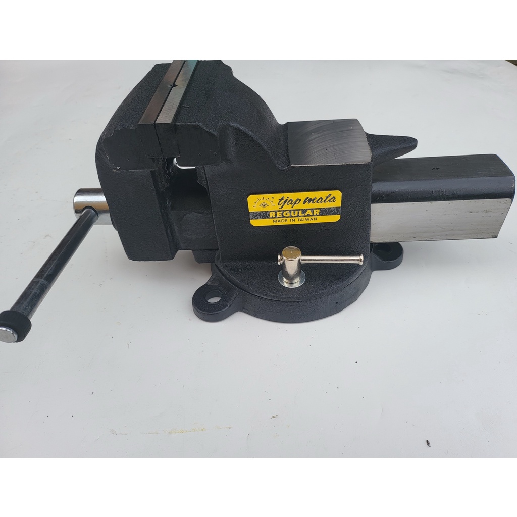 Jual TJAP MATA Catok Paron Ragum 4" Besi Bench Vise 4 inch 7,5 KG ...