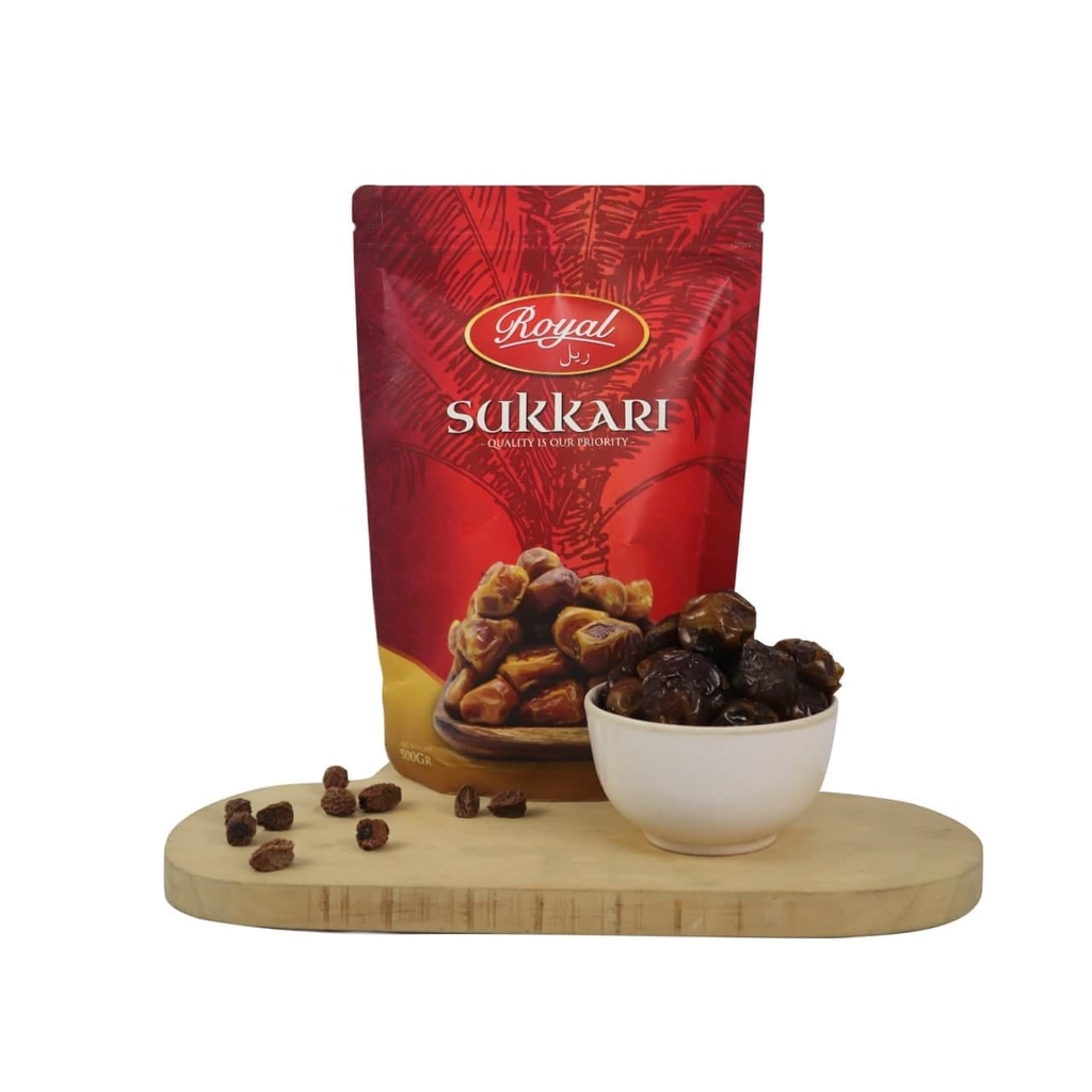 Jual Royal Dates Kurma Sukkari 500 gr Korma Sukari Favorit Best Seller ...