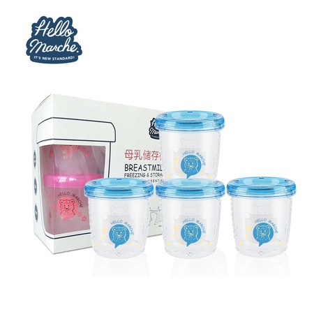 Jual HelloMarch Baby Food container milk storage cup tempat penyimpanan ...