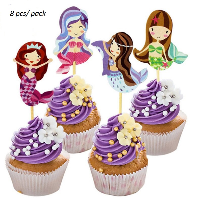 Jual CCM03 Cake Topper Mermaid 3D Putri Duyung Dekorasi Kue Ultah Anak ...