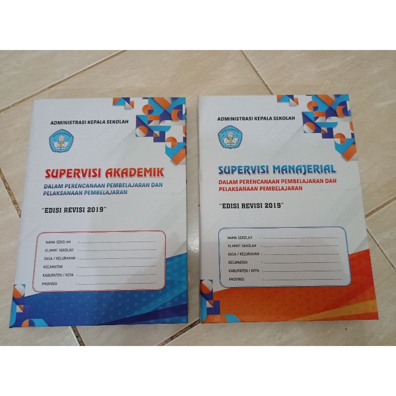 Jual 1 SET BUKU SUPERVISI AKADEMIK & SUPERVISI MANAJERIAL K13 BONUS CD ...