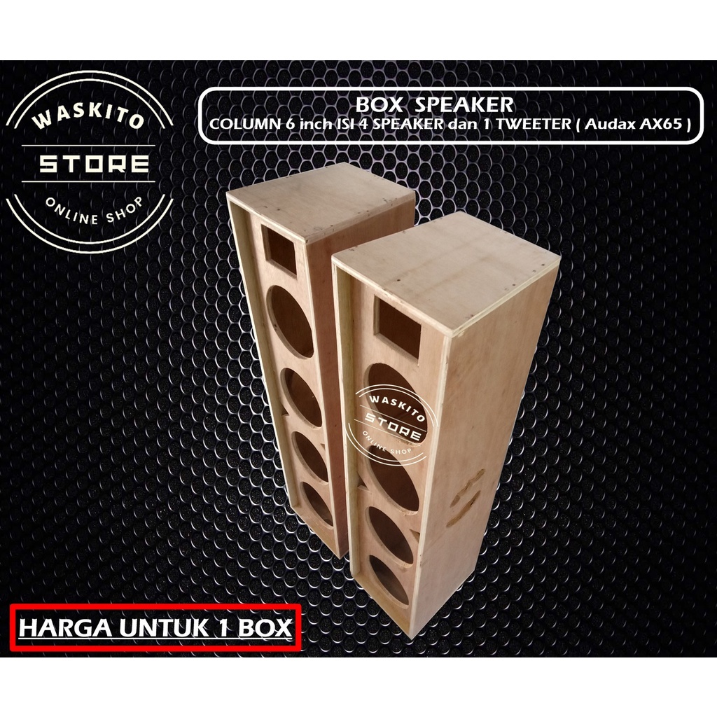 Jual Box Speaker Column 6 inch plus Tweeter | Shopee Indonesia