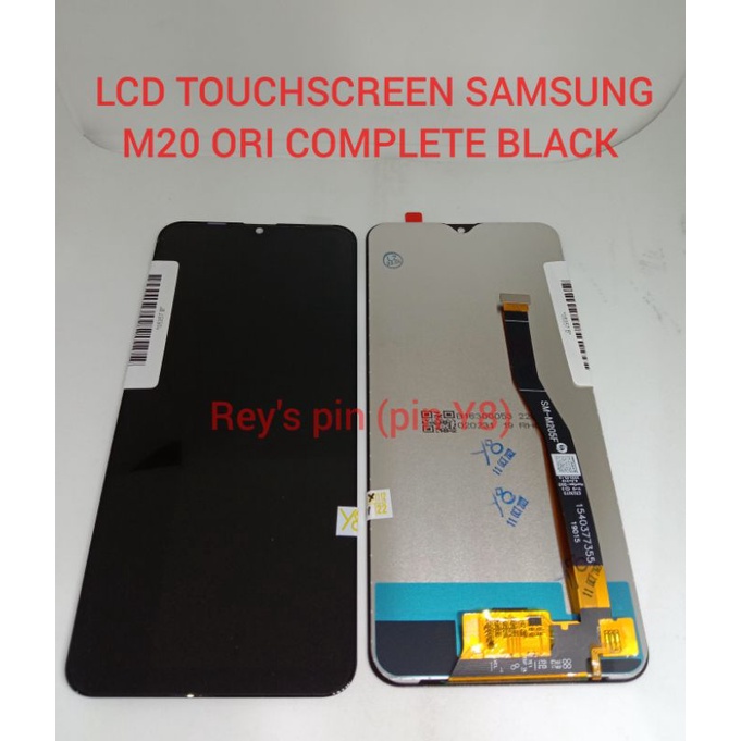 Jual LCD TOUCHSCREEN SAMSUNG M20 COMPLETE BLACK | Shopee Indonesia