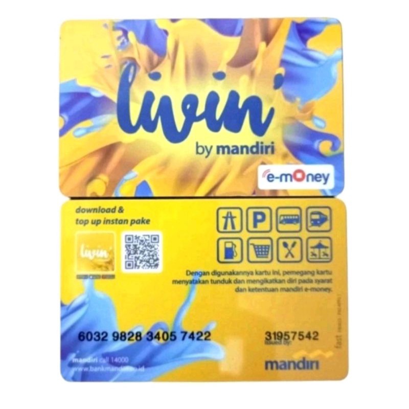 Jual Emoney livin mandiri | Shopee Indonesia