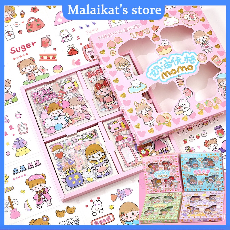 Jual Waterproof stickers DIY stickers Cup stickers Stiker Desain Motif ...