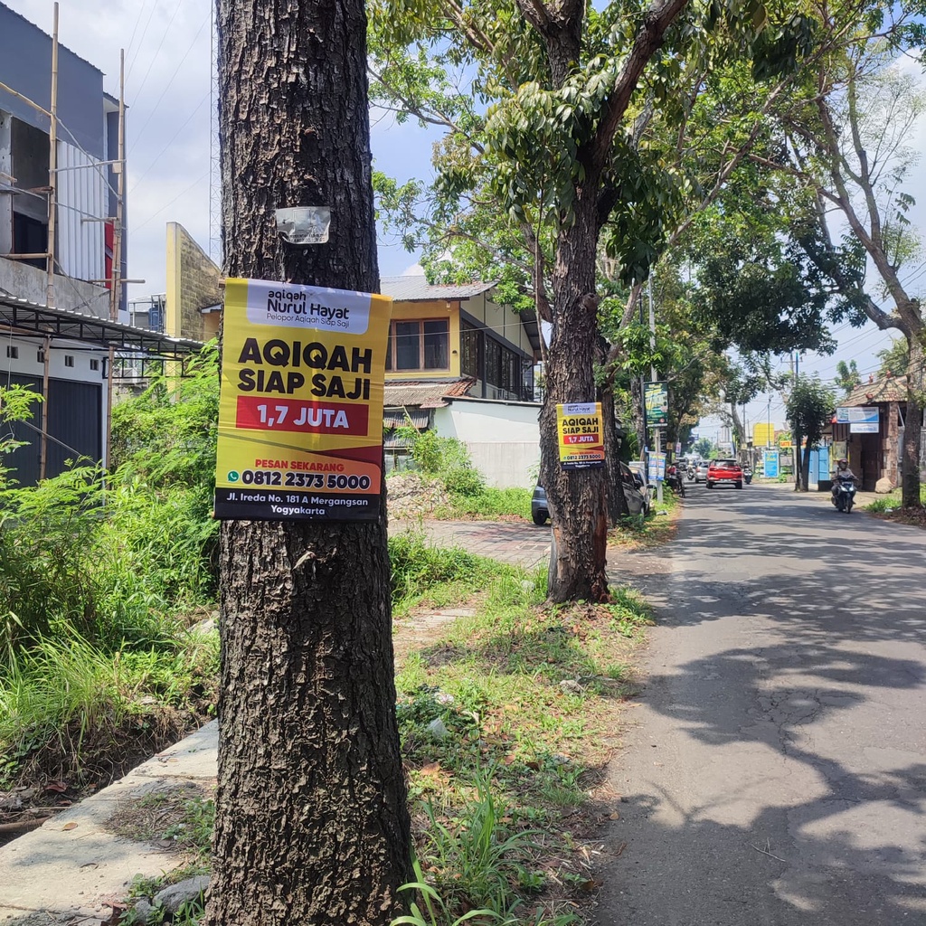 Jual CETAK BANNER POHON - BANNER RONTEK PINGGIR JALAN - ROUNTAG BANNER ...