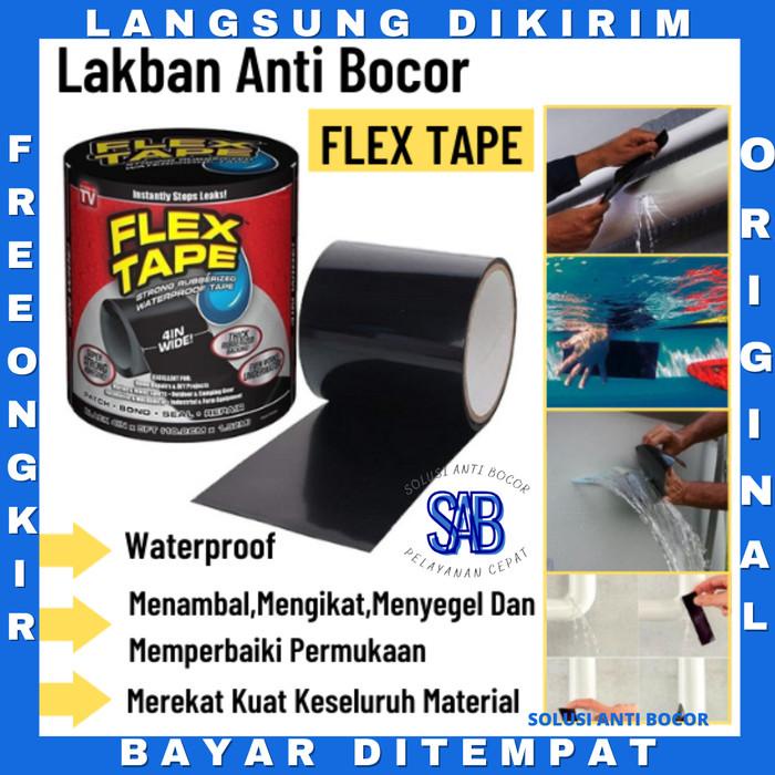 Jual Lem Pipa Lakban Anti Bocor Tambal Atap Pipa Waterproof Flex Tape Size 20-30Cm | Shopee ...