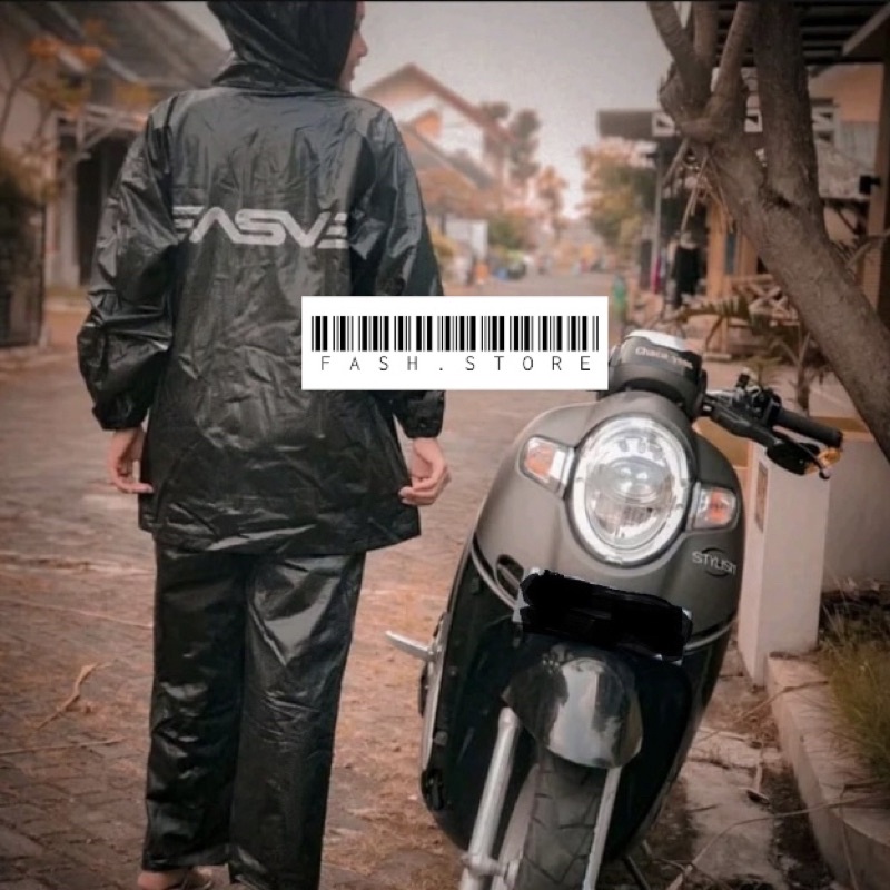 Jual Jas Hujan ASV Karet Carbon Rubber Tipe / Versi 4 Transparan Mantel ...