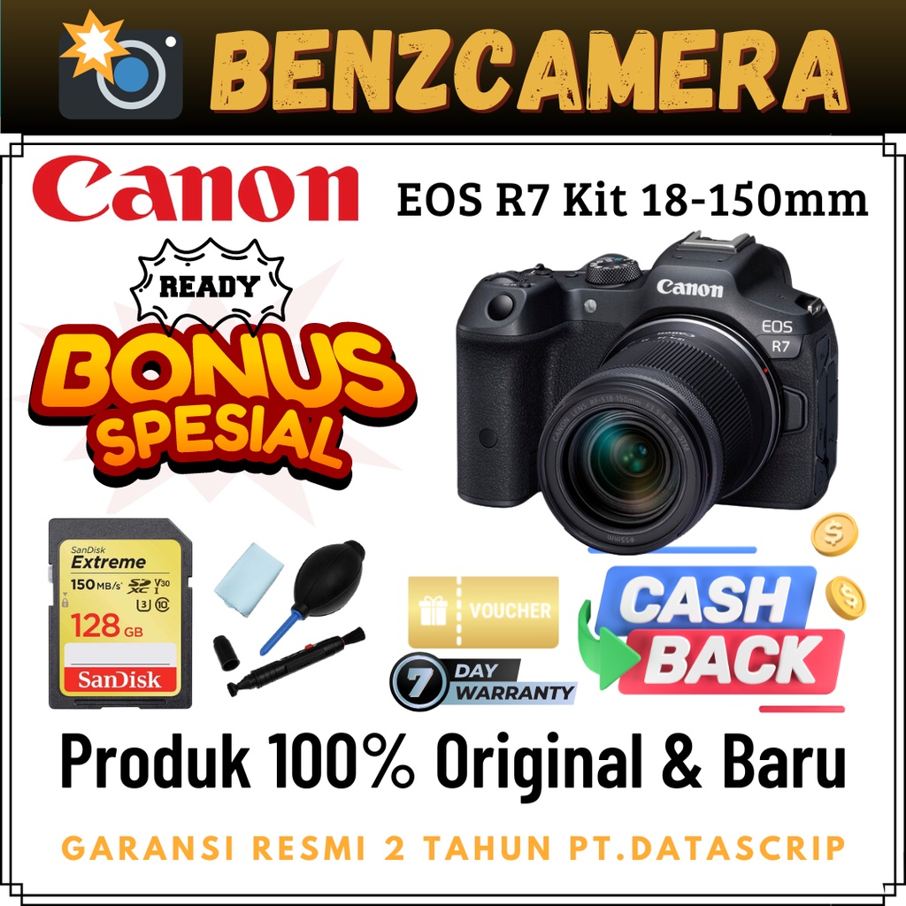 Jual Canon EOS R7 Kit 18-150mm Mirrorless Camera | Shopee Indonesia