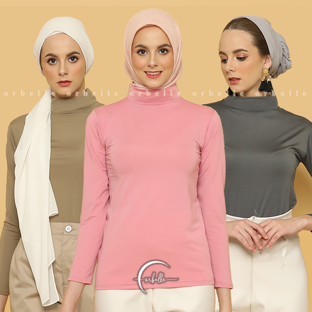 Jual MANSET BAJU TURTLE NECK LENGAN PANJANG | Shopee Indonesia