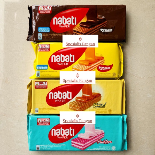 Jual PROMO!! NABATI WAFER BESAR RICHEESE RICHOCO PINK LAVA BUTTER ...