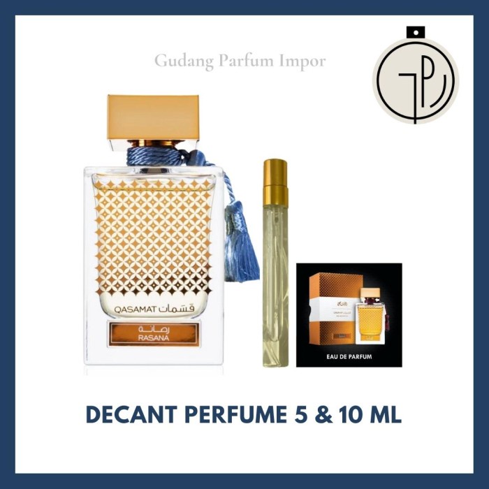 Jual Decant Rasasi Qasamat Rasana for Unisex EDP | Shopee Indonesia