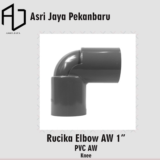 Jual Elbow Knee Knie AW 1 Inch 1" Elbow AW PVC Rucika | Shopee Indonesia