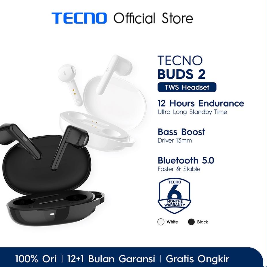 Jual Harga Bersahabat TECNO Buds2 BD02 True Wireless Earphone [TWS ...