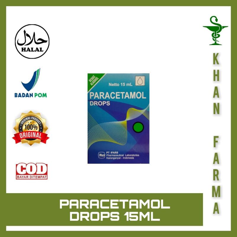 Jual PARACETAMOL DROPS OBAT PENURUN DEMAM DAN PEREDA NYERI | Shopee ...