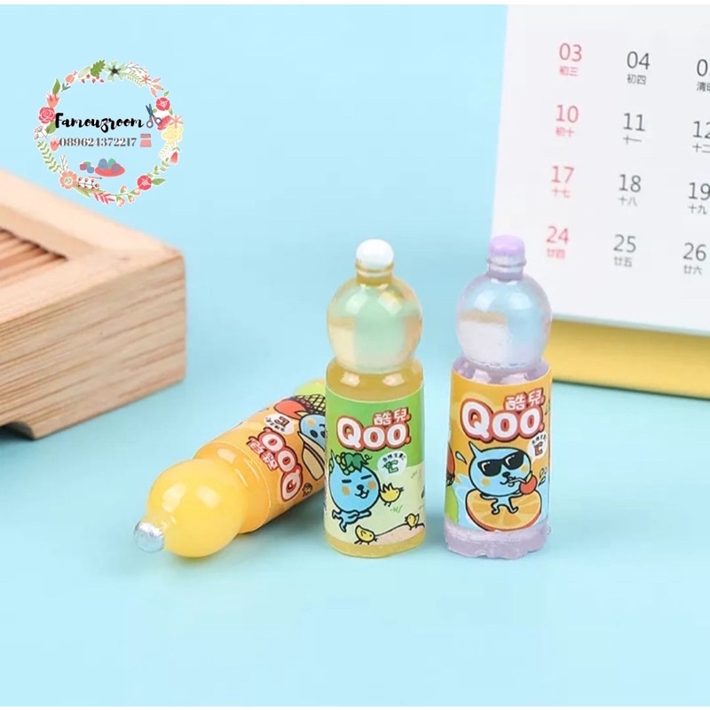 Jual Miniatur Botol Minuman - Miniatur Botol Orange Juice - Dollhouse ...