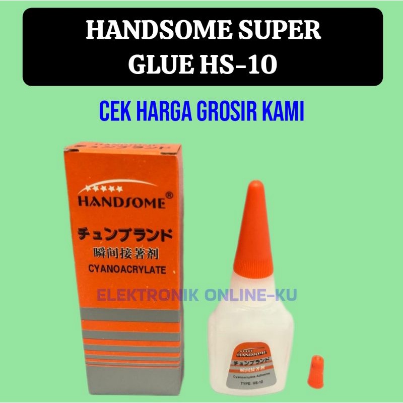 Jual LEM KOREA HANDSOME SUPER GLUE HS-10 (HARGA PER 8PCS) | Shopee ...